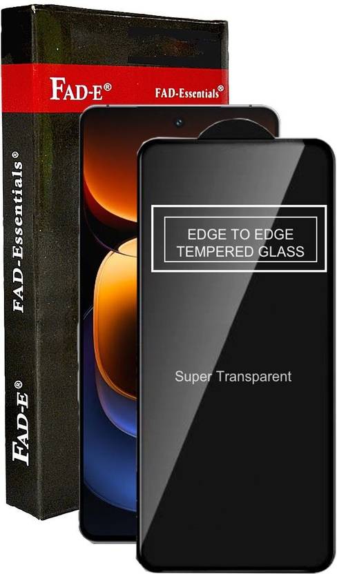 FAD-E Tempered Glass Guard for iQOO Neo 7 5G | Neo 7 Pro 5G, iQOO 12 5G ...