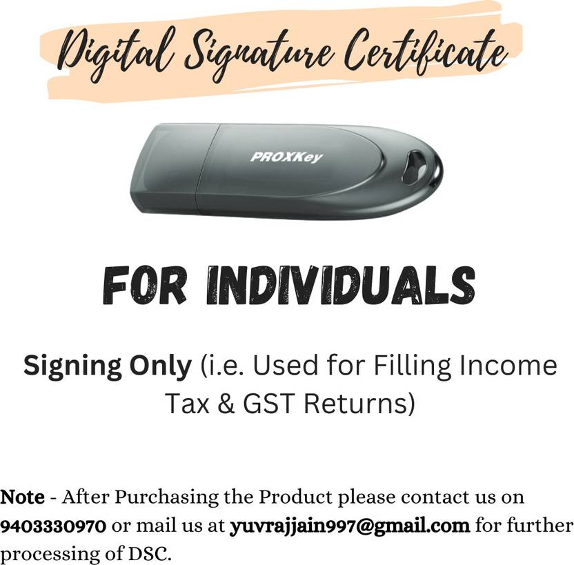 Pantasign Digital Signature Certificate (DSC) for Individuals (Signing ...