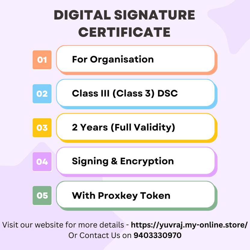 Pantasign DSC for Organisation with Signing & Encryption (2 Years ...