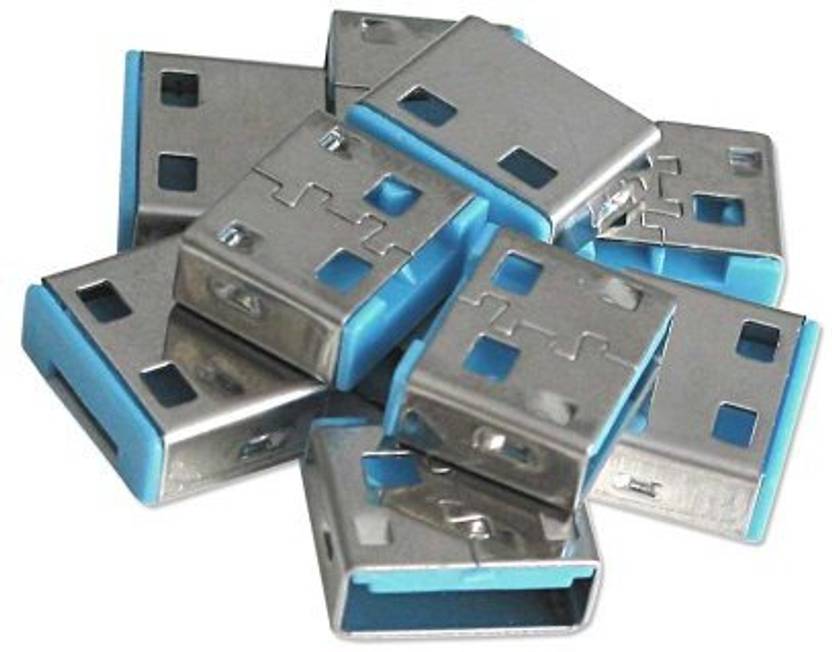 CAIDEN USB Port Blocker (Pack of 10 with Key) USB Port Blocker Price in ...