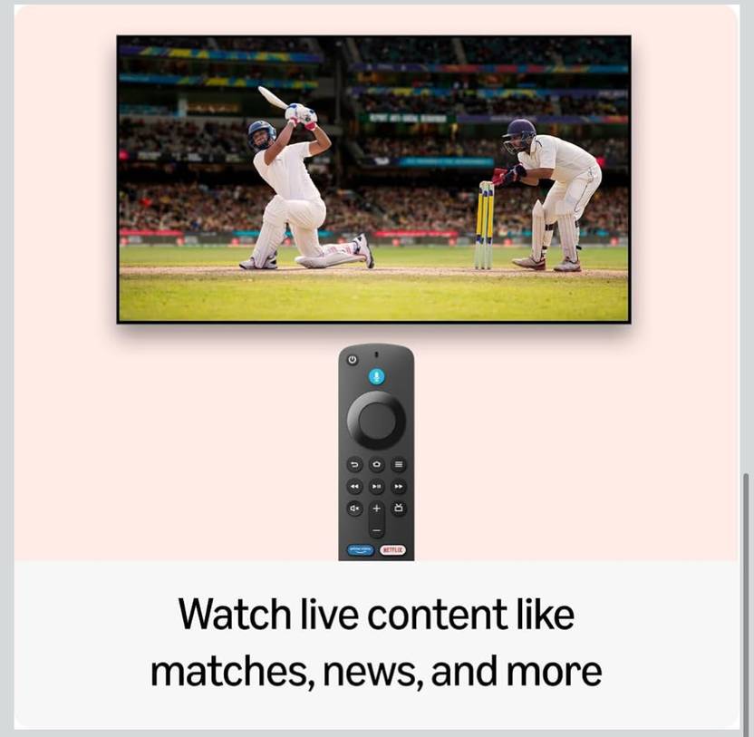 sumraj Fire TV Stick HD, Alexa Voice Remote with TV power & volume ...