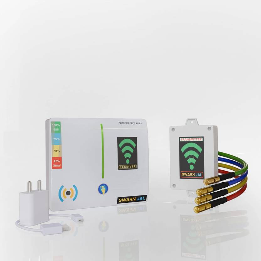 Swarnjal Wireless 10 Floors / 2 KM) Water Level Indicator with Overflow ...