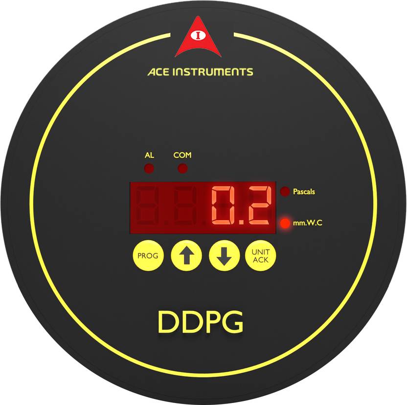 Ace Instruments Ace AI-DDPG Digital Differential Pressure Gauge 4-20mA & RS485 - Temperature ...