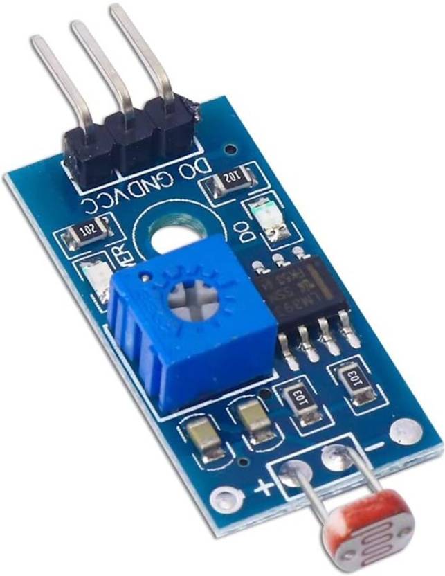 Scienticy LM393 Optical Photosensitive Digital LDR Sensor Module 3 Pin ...