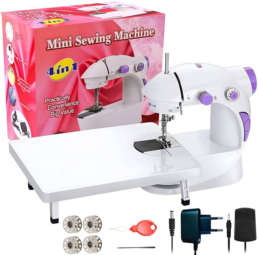 ZUVUZU Portable Sewing Machine for Home Tailoring with Table Electric ...