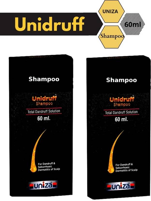 Unidruff Dandruff Shampoo 2*60 - Price in India, Buy Unidruff Dandruff ...