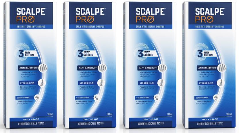 Scalpe Pro Anti-dandruff Shampoo 400 ml (100 ml x 4) - Price in India ...