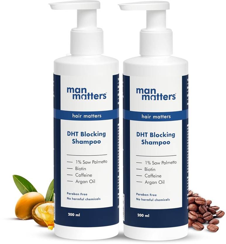 Man Matters Anti Hair Fall Shampoo For Men Dht Blocker Sulphate