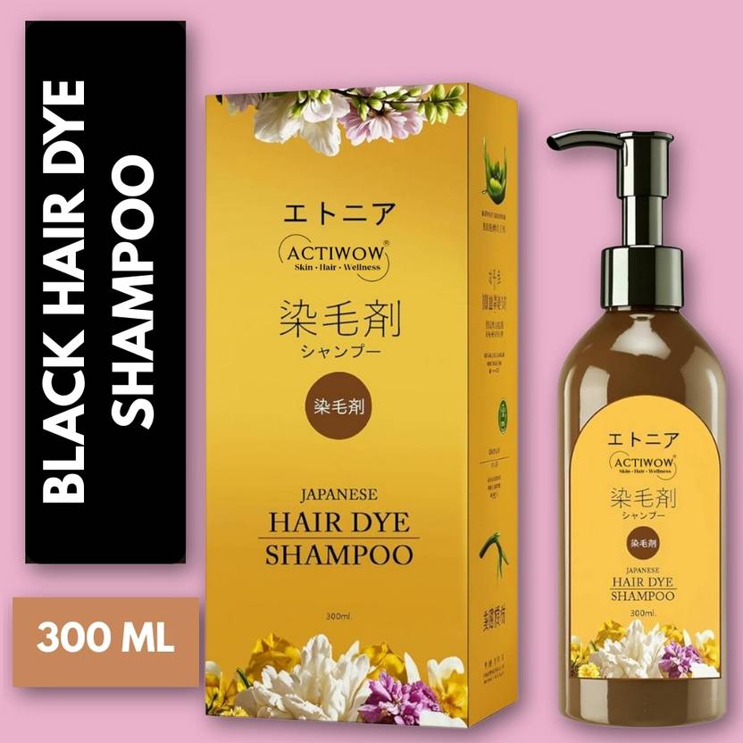 ACTIWOW Japanese Black Hair Shampoo with Care Rich Wash - Price in ...