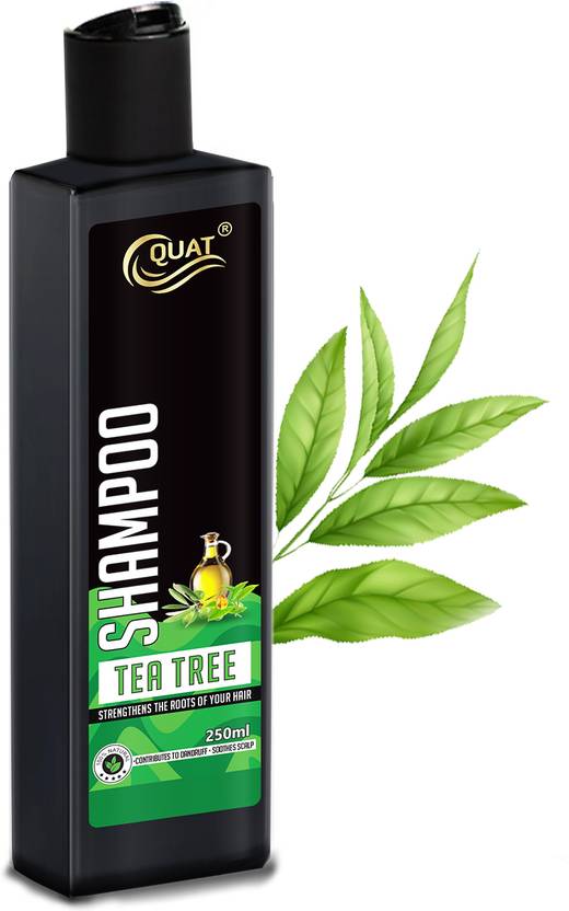 QUAT Tea tree hair shampoo for strengthens the hair roots and long ...