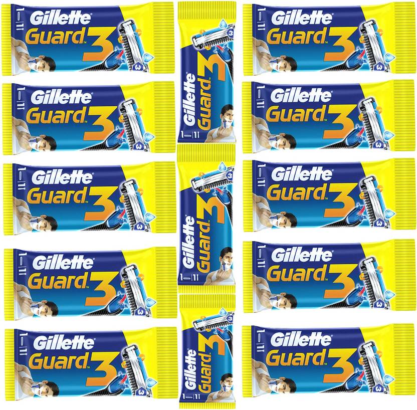 Gillette Guard 3 Blade shaving razor cartridge - Price in India, Buy ...
