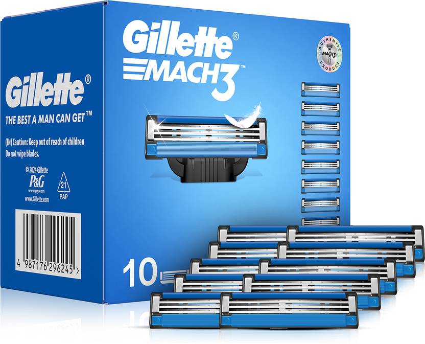 Gillette Mach3 Shaving Blades for men - Price in India, Buy Gillette ...