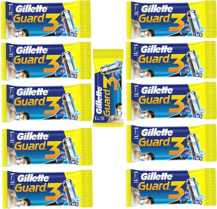 Gillette Guard 3 Blade shaving razor cartridge - Price in India, Buy ...