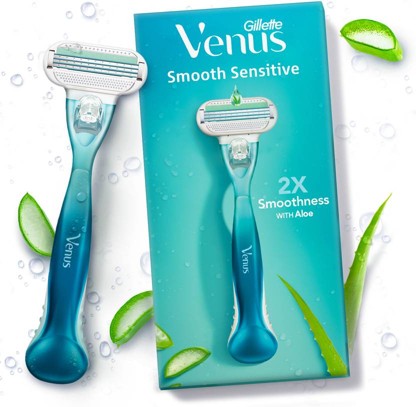 Gillette Venus Smooth Hair Removal Razor for Women with Aloe Vera ...