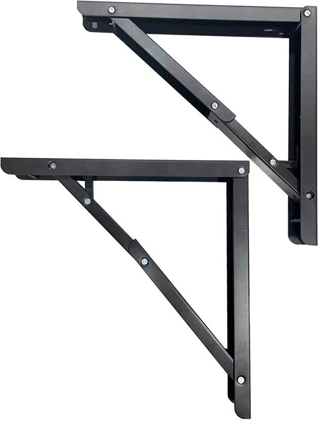 Urbain Home Wall Mounted Folding Bracket Big 45cm x 45cm Shelf Bracket ...