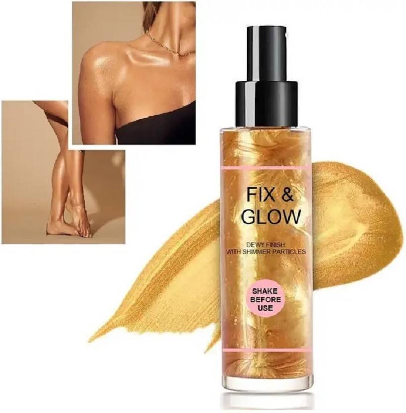 EVERERIN Highlight Spray Body Brightening Liquid Highlighter Gold 01 ...