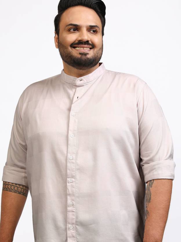 HIGHLANDER Men Solid Casual Pink Shirt - Buy HIGHLANDER Men Solid ...