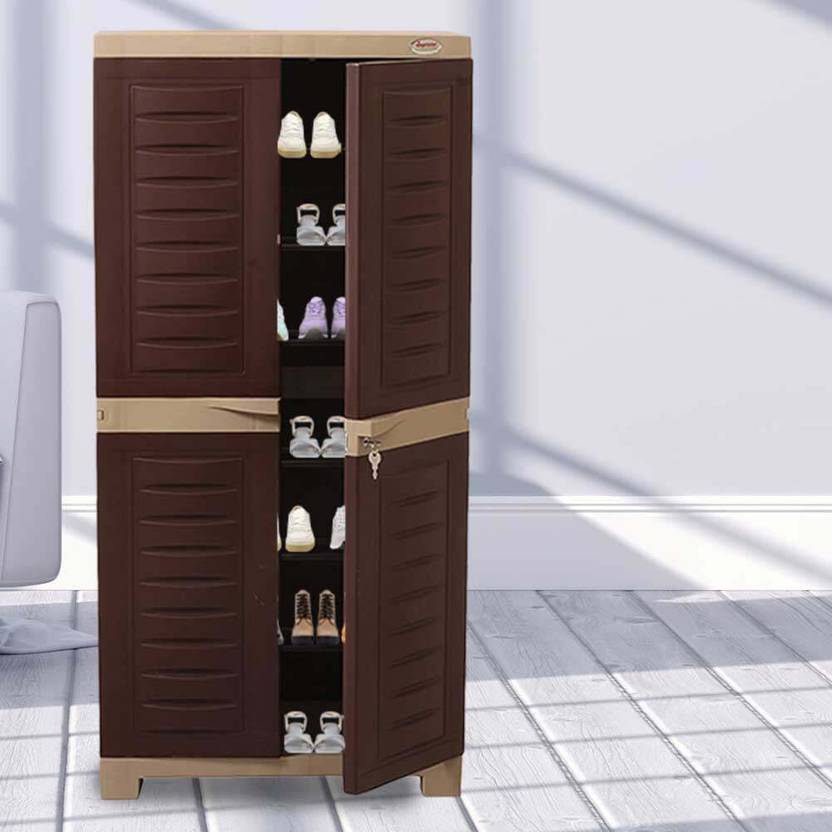 Supreme Maa Durga Fusion 2 Shoerack Plastic Shoe Rack Price in India ...