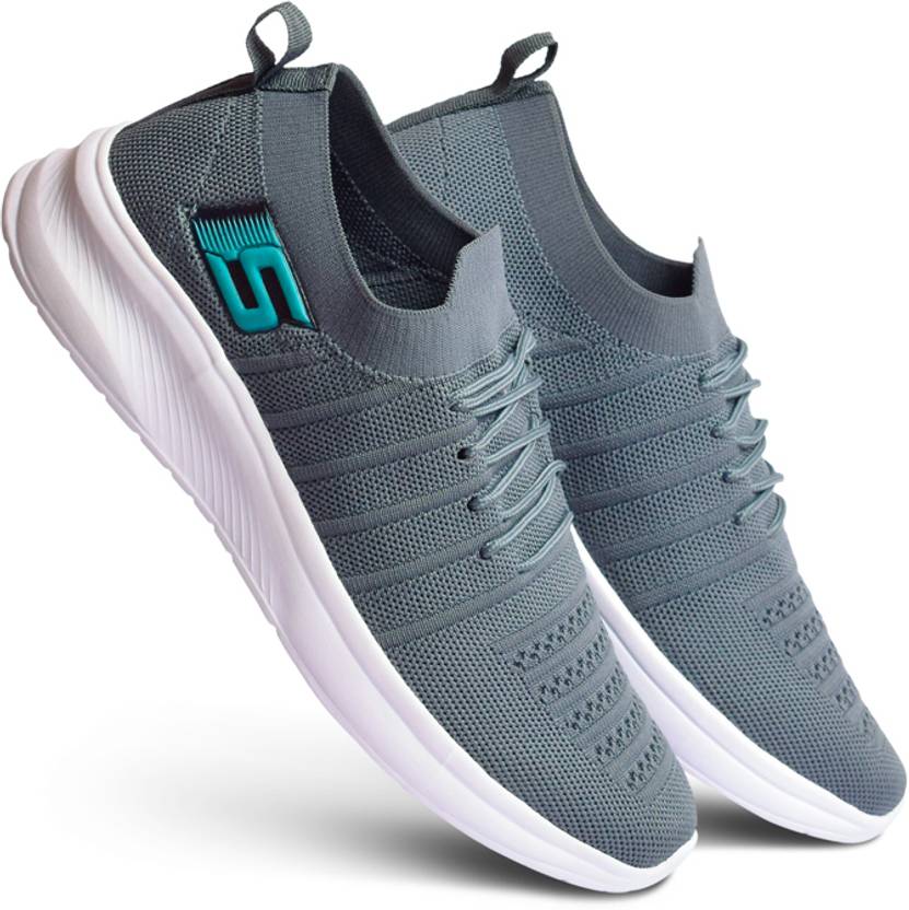 SAPRAKING JIO-01 Dark Grey Running Shoes For Men - Buy SAPRAKING JIO-01 ...