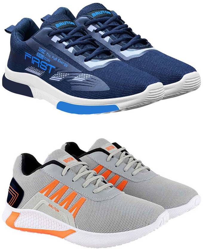 BRUTON Combo pack of 2 Trendy Sneaker Shoes Walking Shoes Sneakers For ...