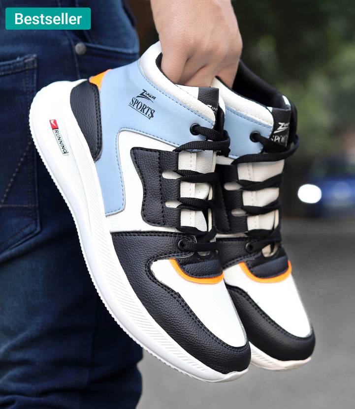 Zixer Men's High Top Ankle Retro Air Original Sneakers || Boys Long ...