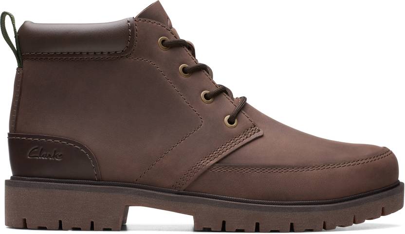 CLARKS Clarks Rossdale Mid Brown WLined Lea Boots For Men - Buy CLARKS ...
