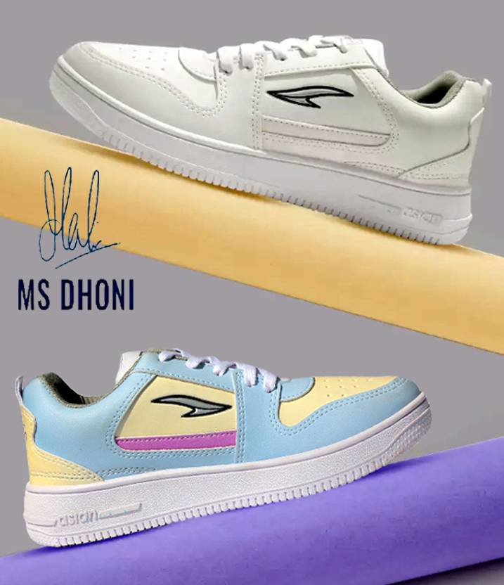 asian asian Thunder-01 White Color Change Sneakers,Casuals,Loafer ...