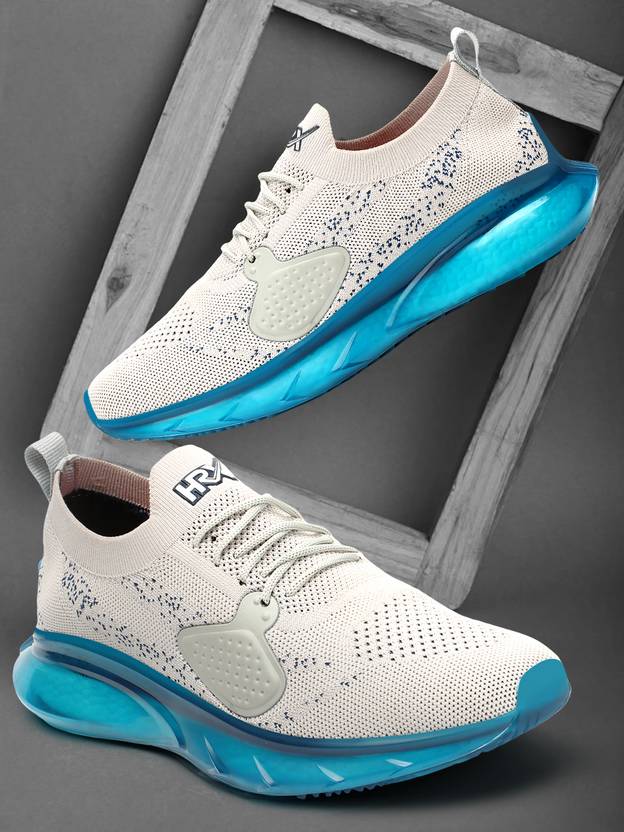 HRX by Hrithik Roshan QUANTUM PHYLON L.Grey T.Blue Running Shoes For ...
