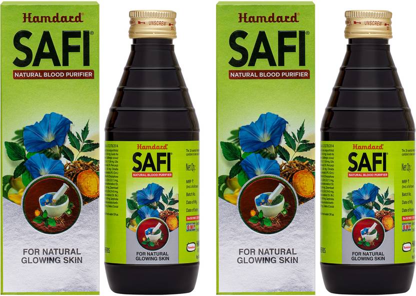 Hamdard Safi 100% Pure Blood Purifier Syrup|200ml|For Healthy & Glowing ...