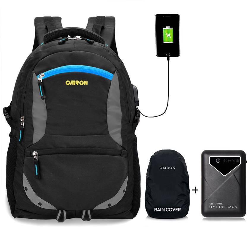 OMRON BAGS Smart Backpack With Ready to Charge for Office/School ...