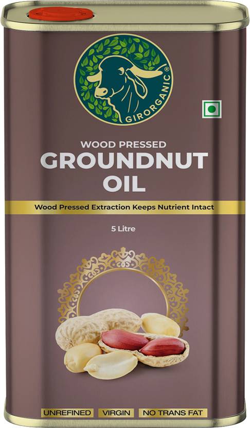 GIRORGANIC Wood Pressed | Unrefined Cold Pressed Kacchi Ghani / Chekku ...