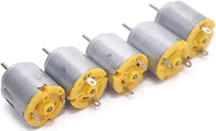 DIYtronics 5 Pcs Round DC Motor set for DIY Electronic Projects and ...