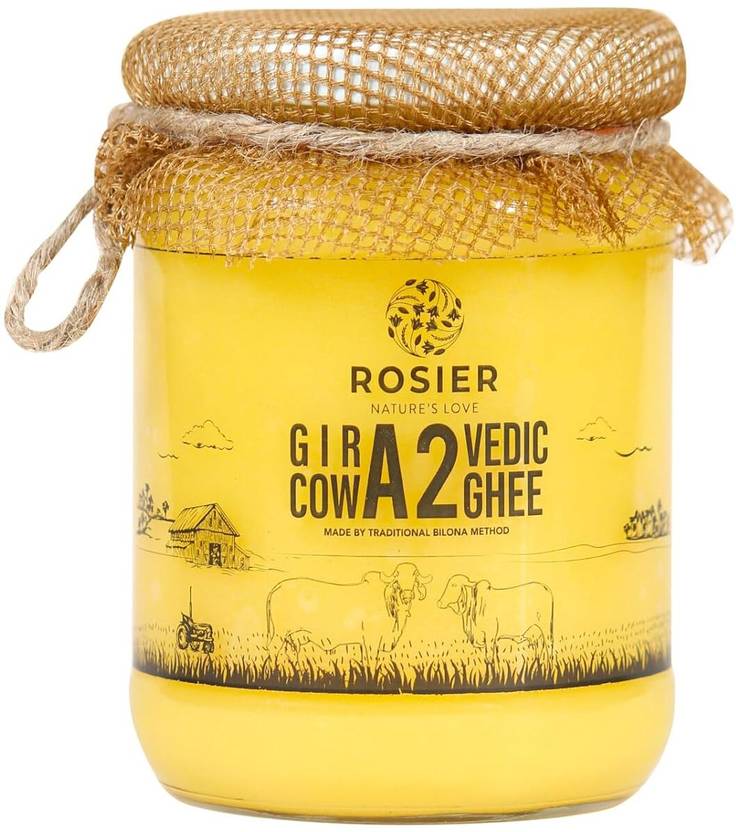 ROSIER A2 Vedic Cow Ghee, Traditional Bilona Method, Pure, Natural and ...