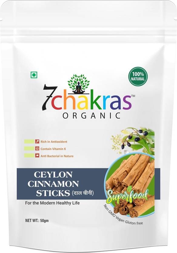 7 chakras Organic Ceylon Cinnamon Sticks 100%Natural Whole Dalchini ...