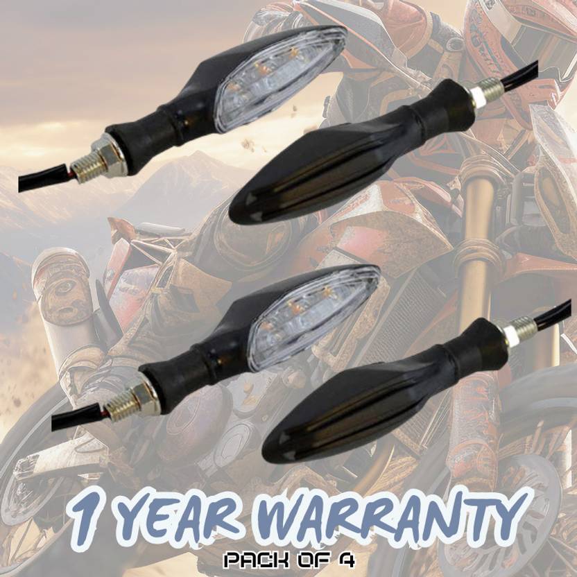 TRYFLY Rear, Side LED Indicator Light for Universal For Bike Universal ...