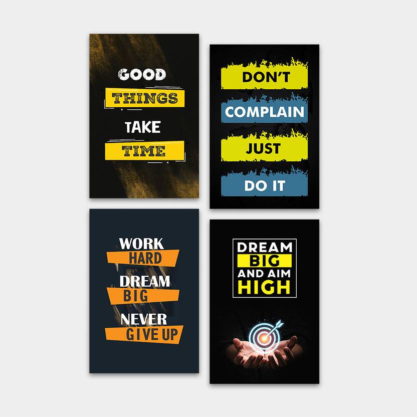 Inspirational Quotes Decorative Wall Posters For Room Decor (PF_7017NN ...