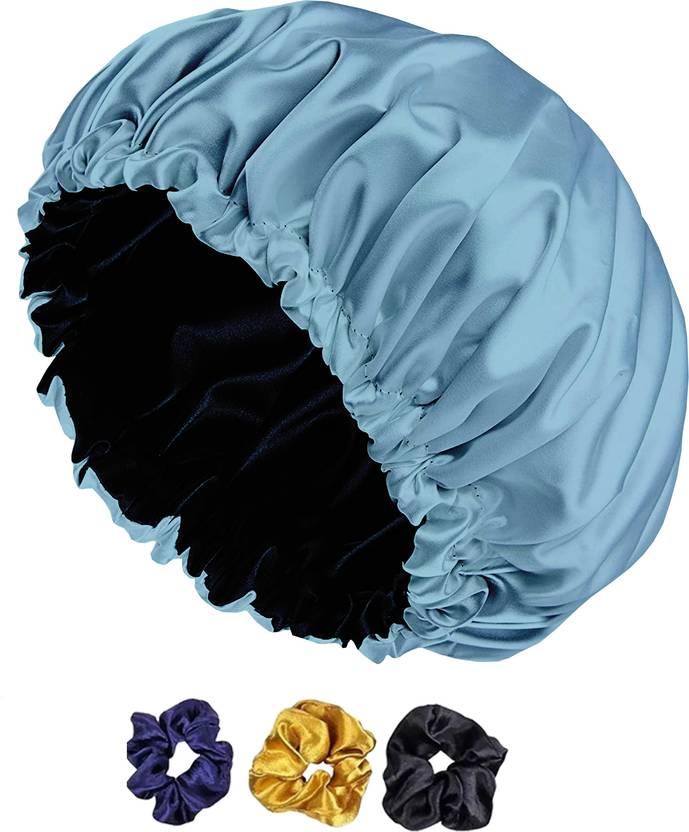 Avirons Silk hair cap for sleeping with free 3 Scrunches | Fully ...