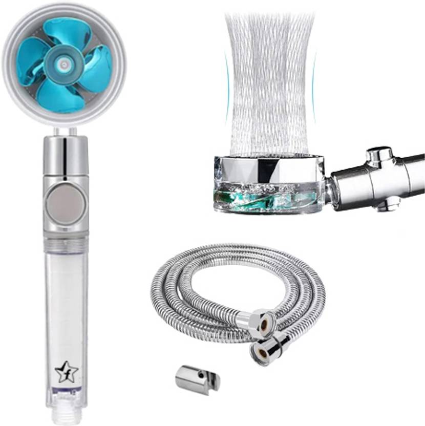 Flipkart SmartBuy Fan Hand Shower 360 Turbo High Pressure Set with Hose ...