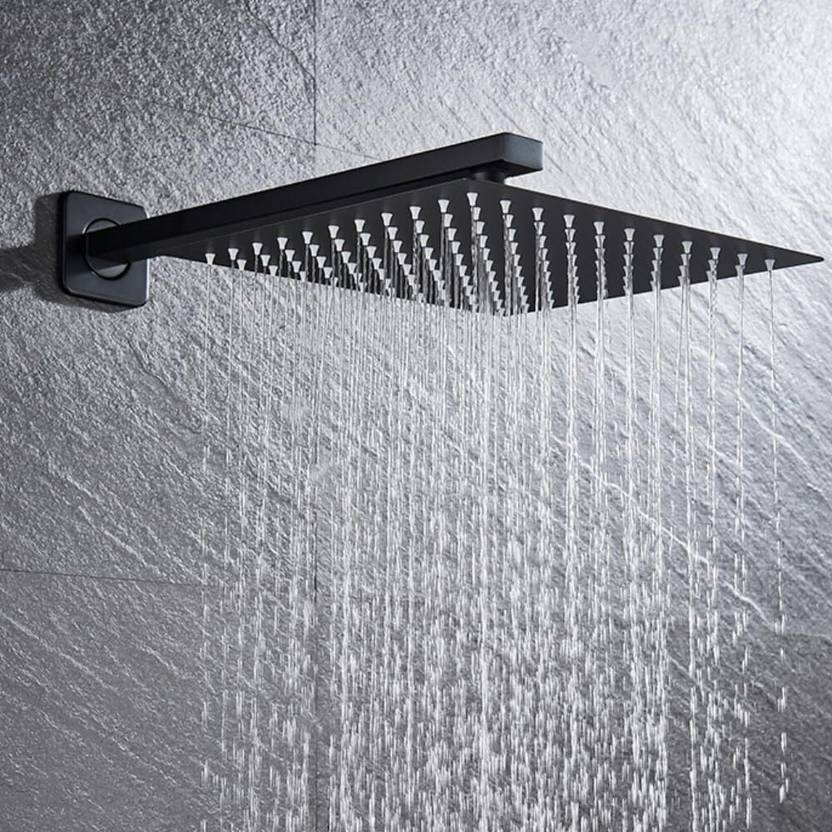 ZAP 360 Degree Rotation 12" Square Overhead Shower With arm Stainless ...