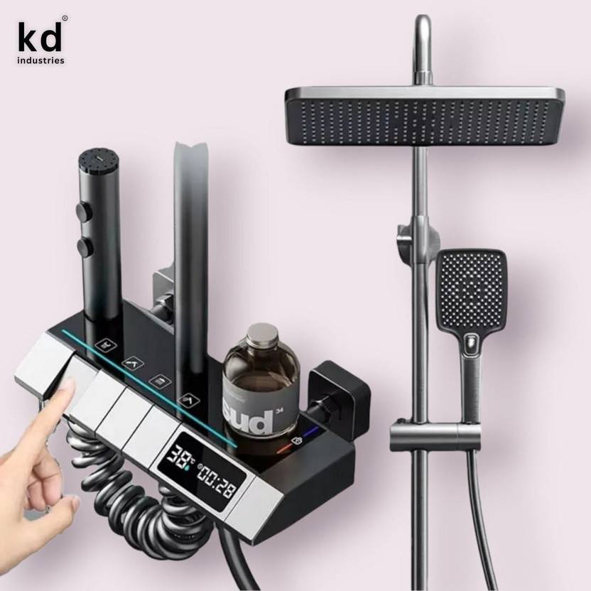 KD INDUSTRIES Luxury Smart Piano Shower Full Set | Shower Panel ...