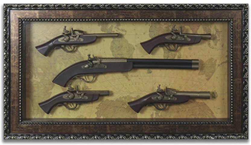 ARTARIUM Shotgun Frame Antique Ornament Glass frame wall-mount ...