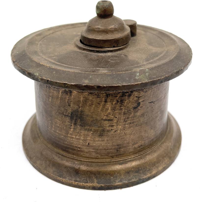 Bhunes Brass Antique Ink Pots, Inkpots, Ink Container Decorative ...