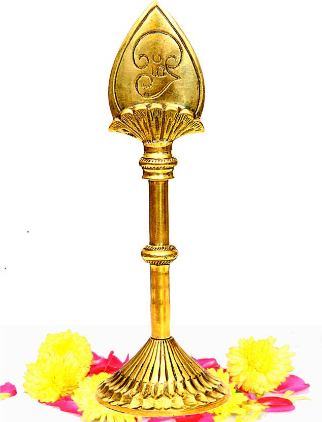 aalayam selveer Metal Lord Murugan Vel With Stand Big | Brass Vel With ...