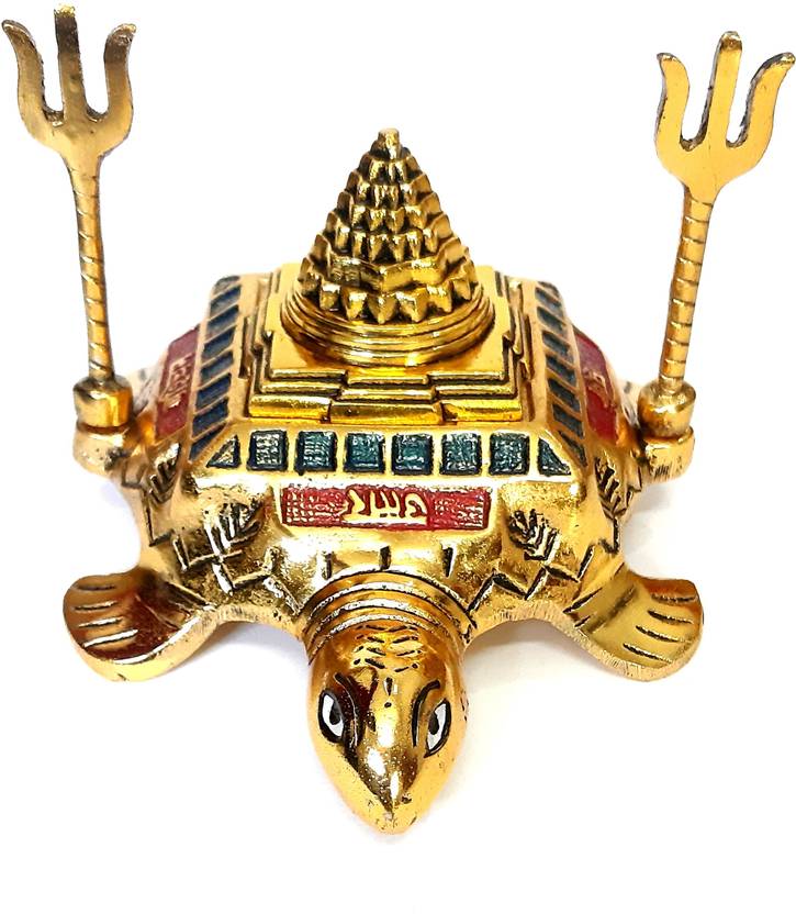 Showpice Beautiful Pyramid Tortoise Disha Chakra Shri Yantra With ...