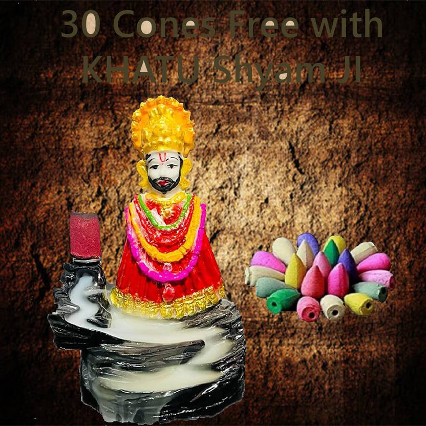 KLASSYWORLD 30 Cones Free with KHATU Shyam JI Murti Fountain Smoke ...