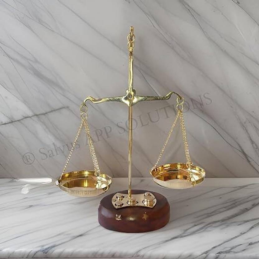 salvusappsolutions Traditional brass tarazu with a weighing capacity of ...