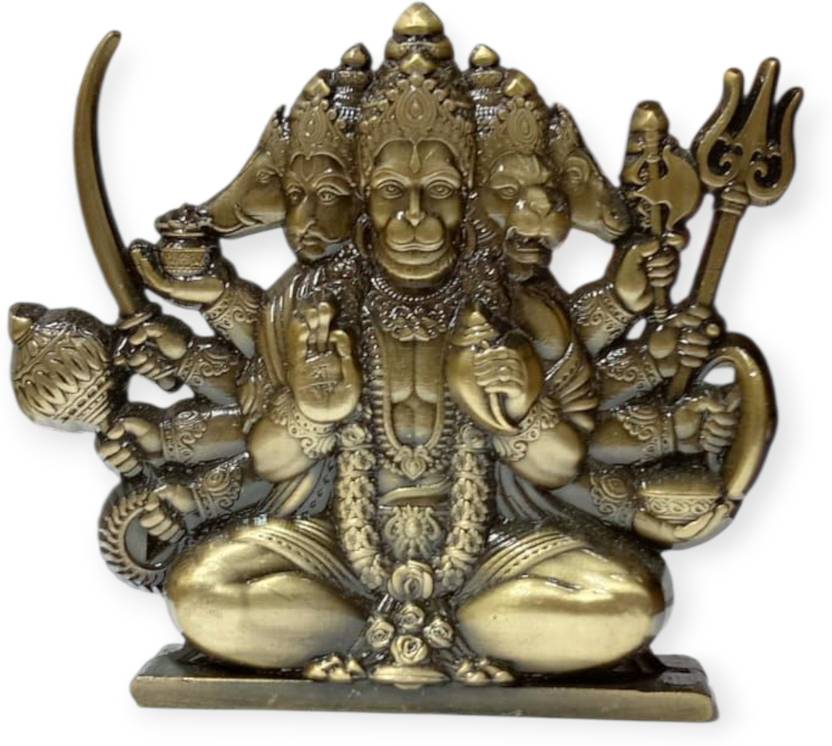 Muskan Divine Panchmukhi Hanuman idol for Car Dashboard and Prayers ...