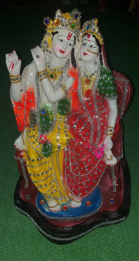 Lord radha krishna statue Rk.201 Decorative Showpiece - 30 cm Price in ...