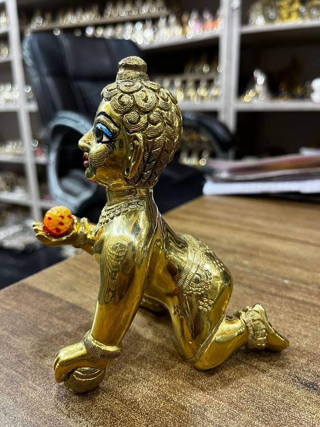 Dhanuka murti wala Laddu Gopal Idol Decorative Showpiece - 14 cm Price ...