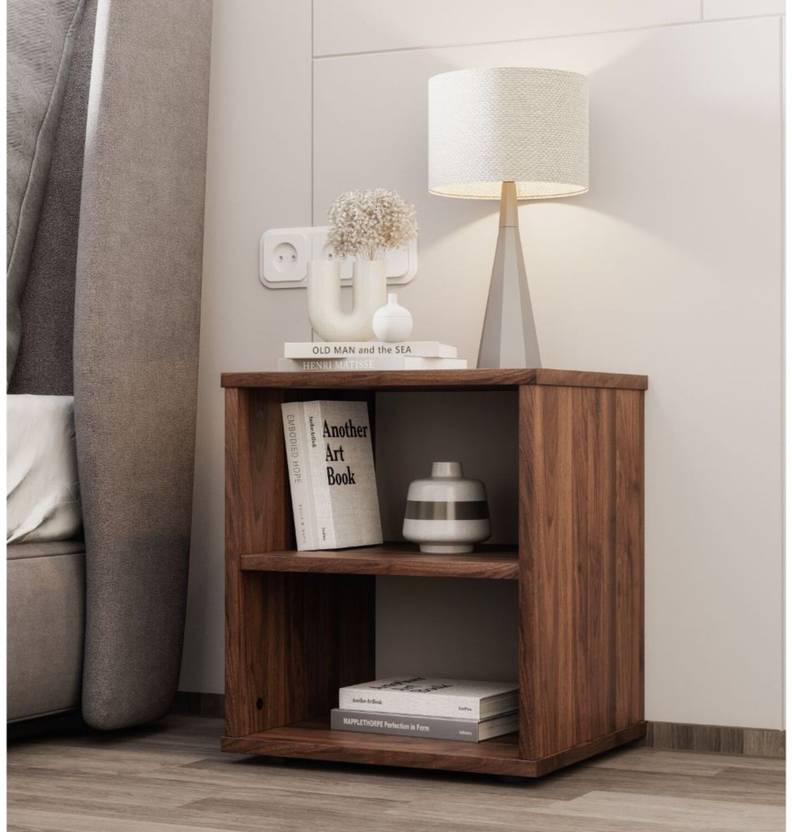 Wakefit Elara without Drawer Engineered Wood Bedside Table Price in ...